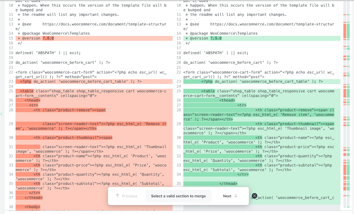How to update WooCommcerce templates with diff checker — smonsen.dev